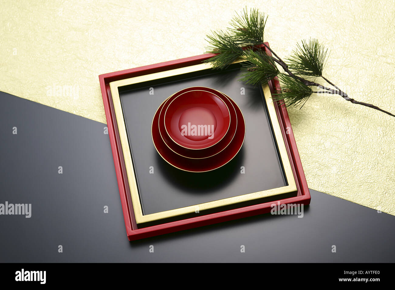 Gold lacquer japan hi-res stock photography and images - Alamy