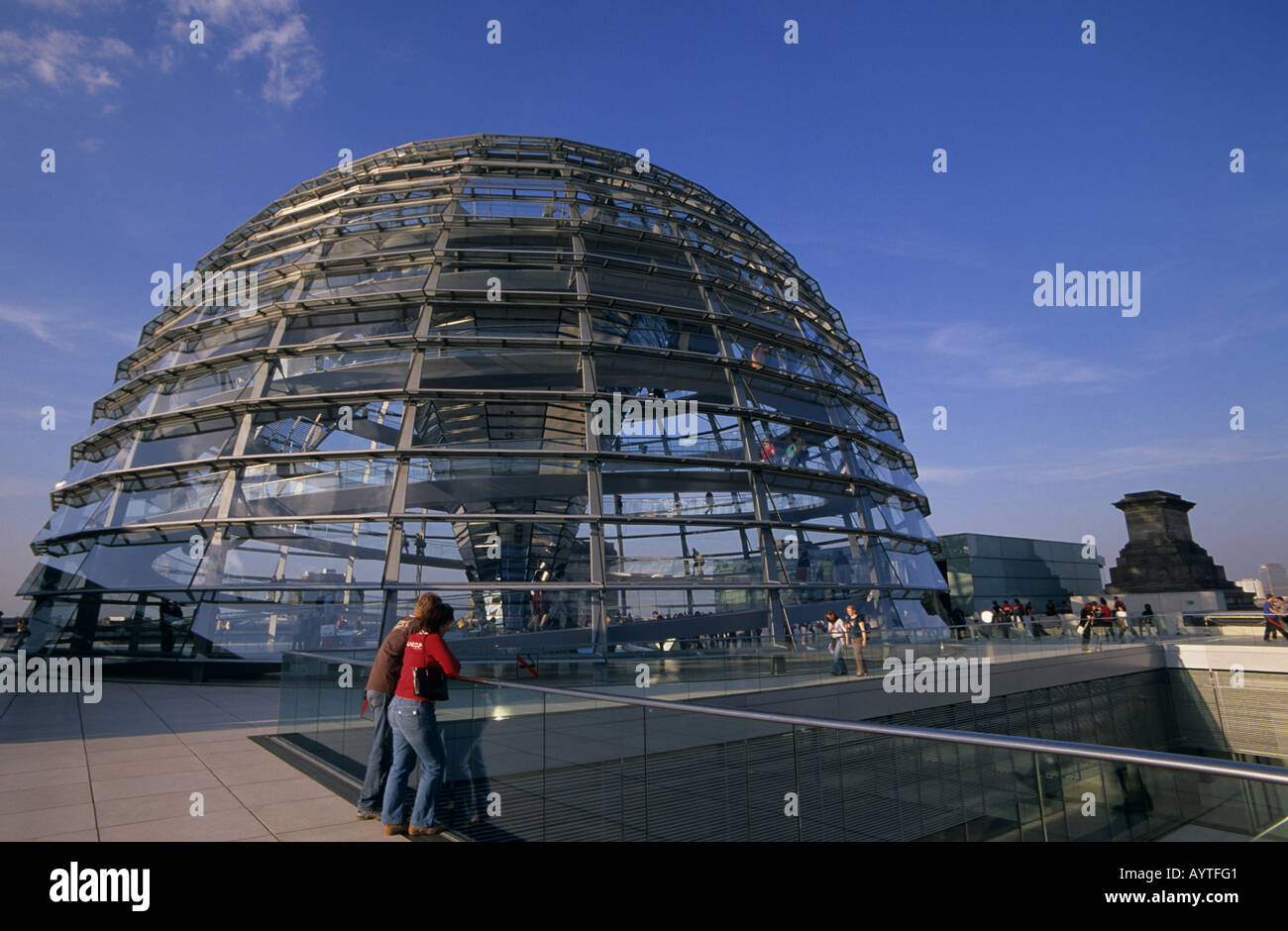 Dome roof terrace reichstag building hi-res stock photography and images - Alamy