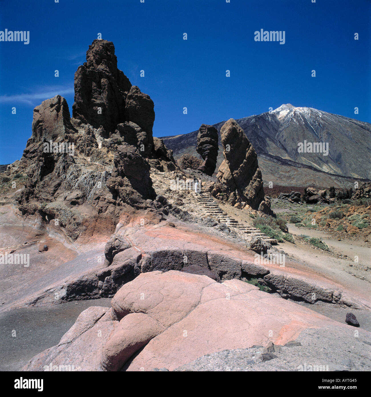 Nationalpark Las Canadas del Teide, Lavagestein, Felsformation, Felsen ...