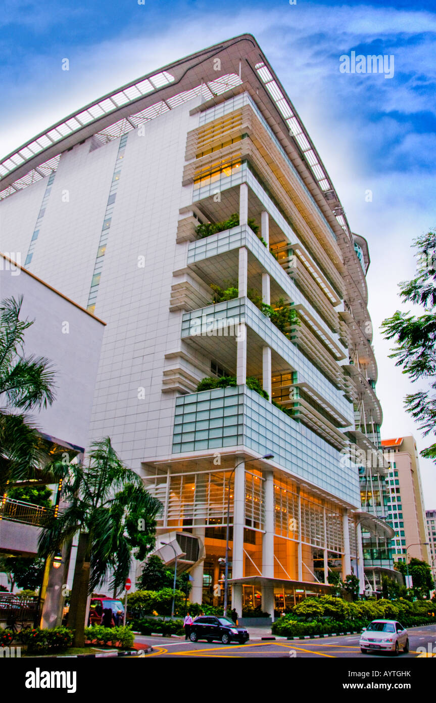 Exterior of Singapore National Library Stock Photo - Alamy