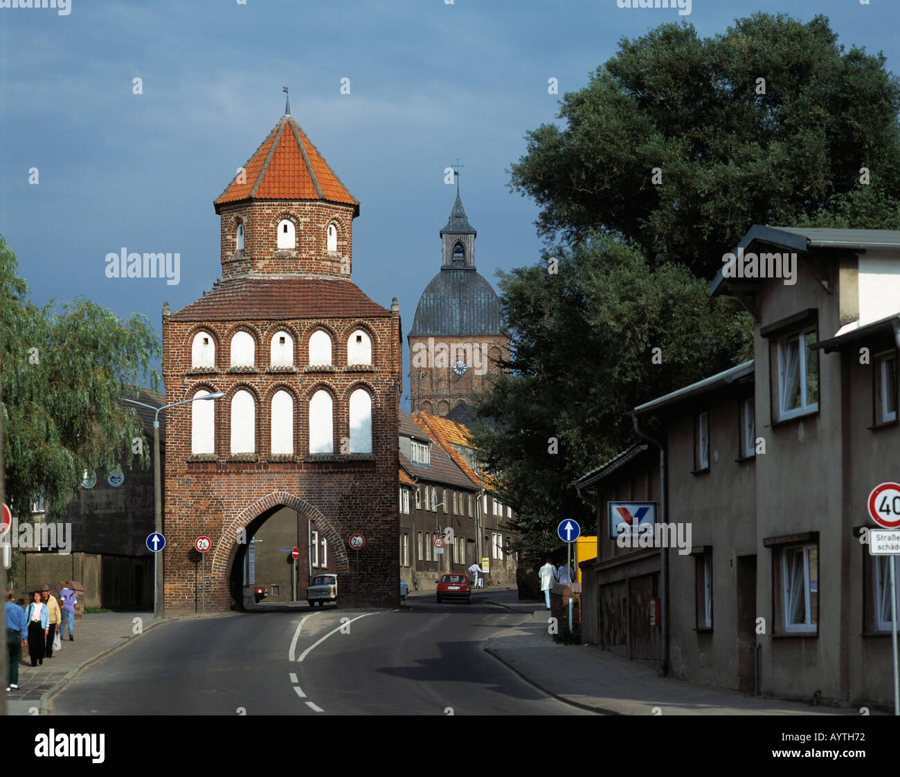 Rostock gate in ribnitz damgarten hi-res stock photography and images ...