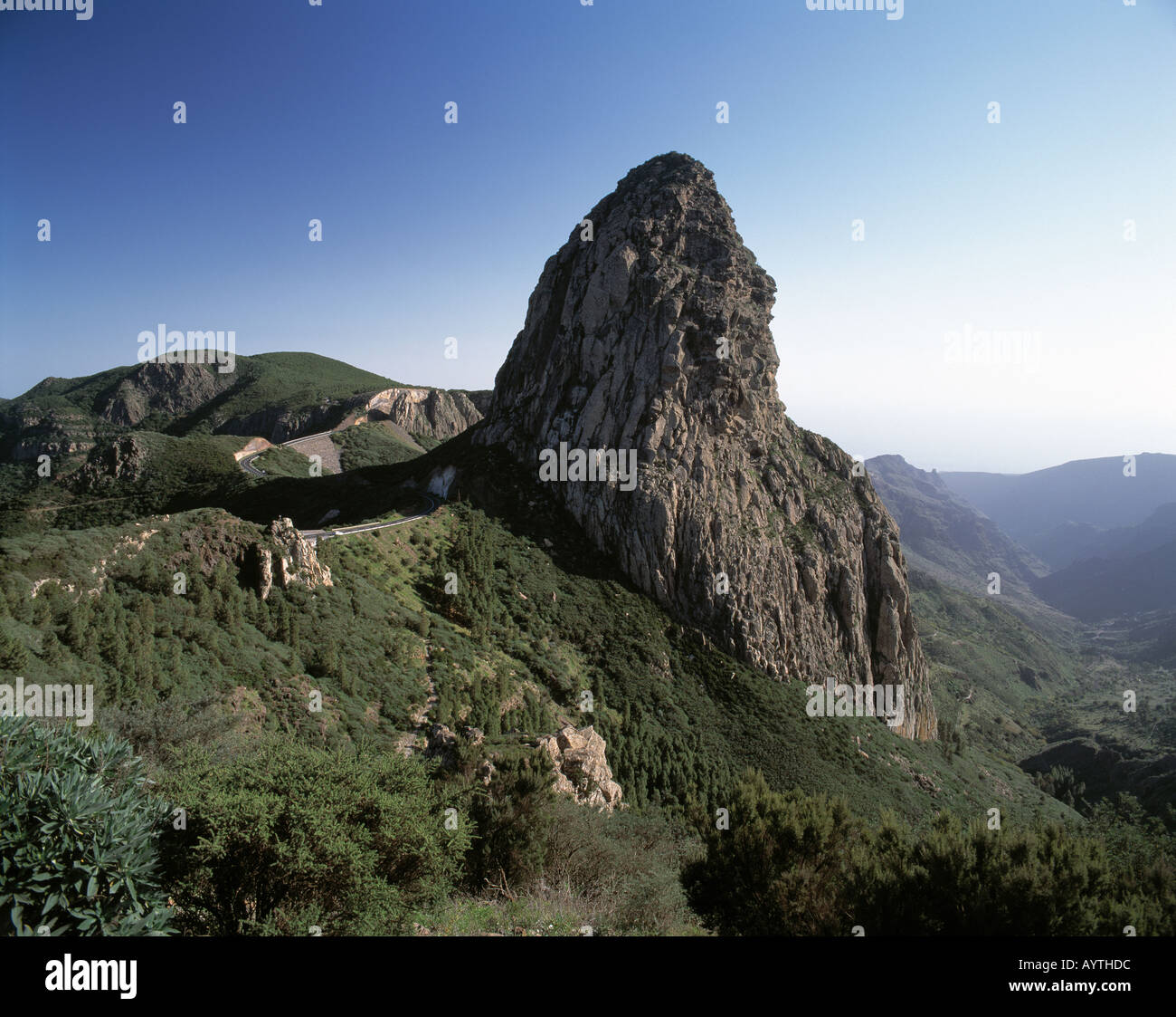 Berglandschaft, Felsenlandschaft, Steilfelsen, Steilwand, Roque Agando ...