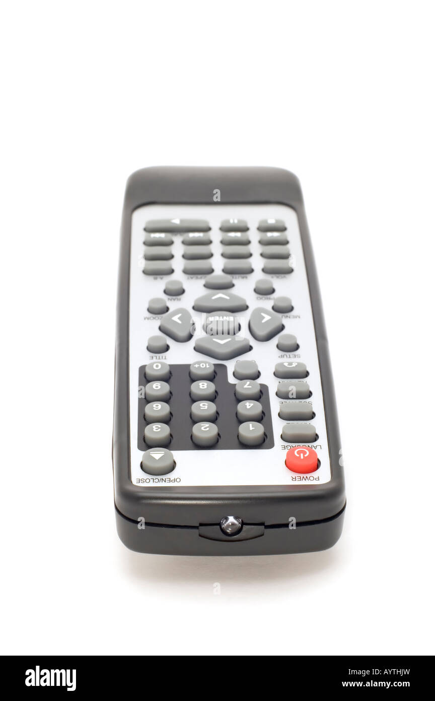 object on white tool TV remote control Stock Photo - Alamy