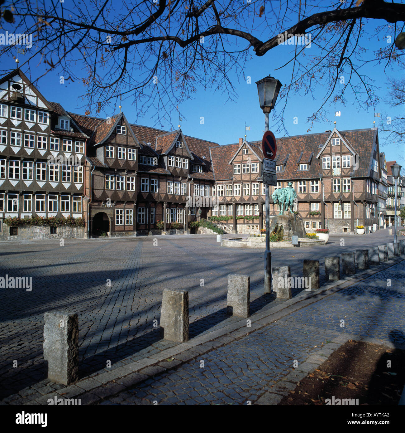 Stadtmarkt, Marktplatz, Rathaus, Fachwerkhaeuser, Wolfenbuettel ...