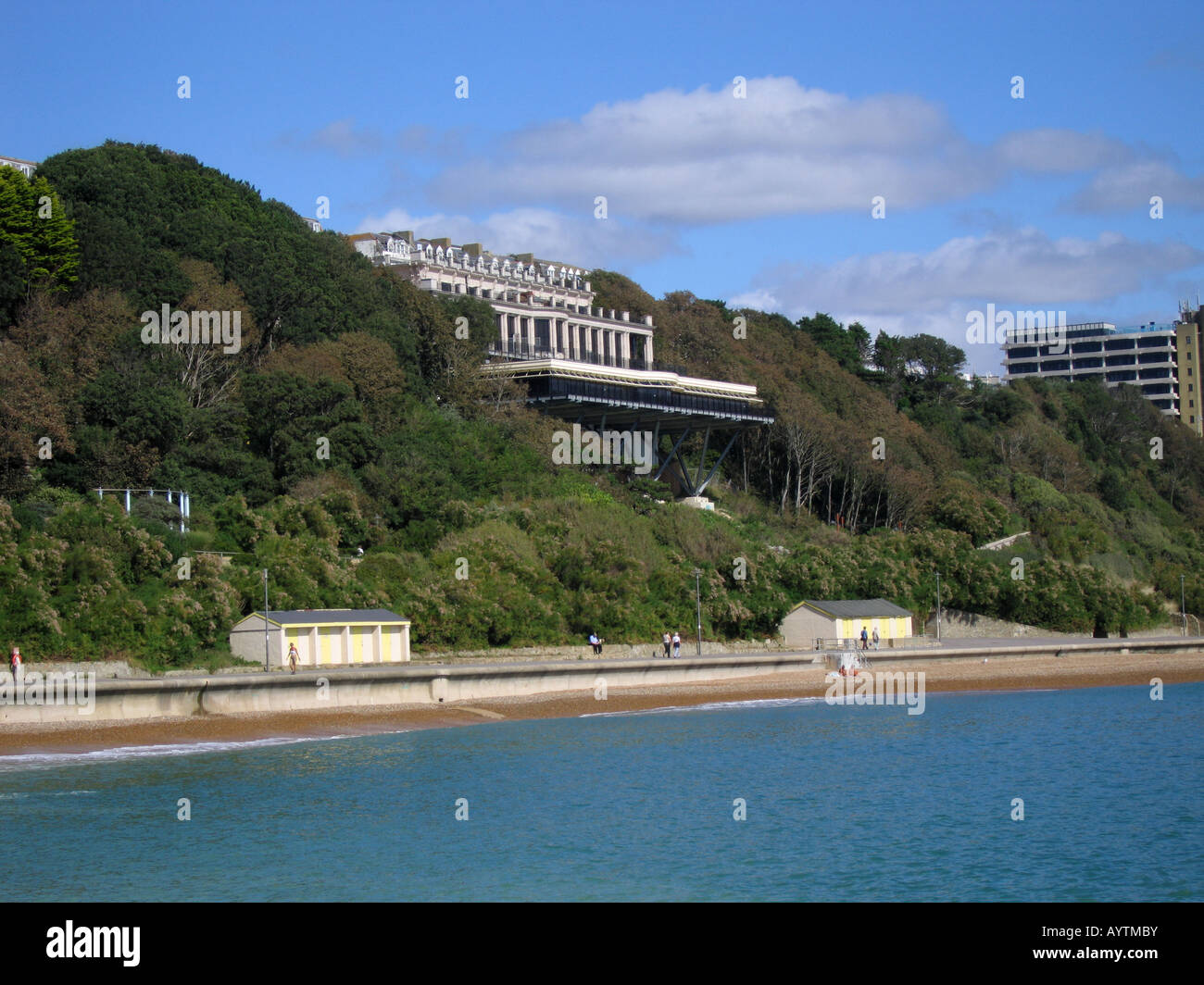 The Leas Cliff Hall Folkestone Kent England UK Stock Photo - Alamy