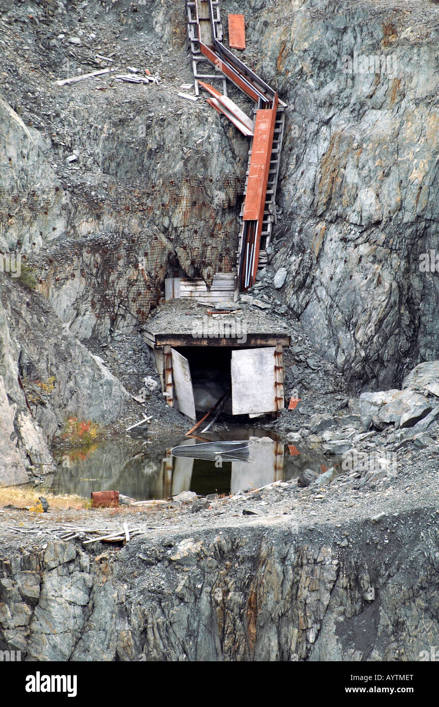 old Giant gold mine, Yellowknife, Northwest Territories, Canada Stock ...