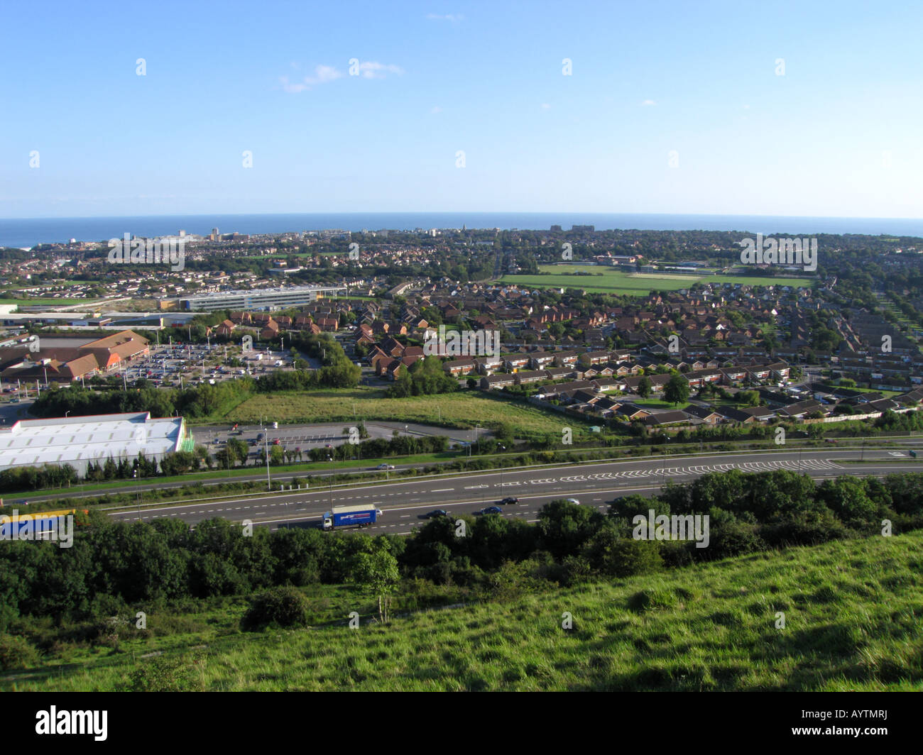 Aerial view folkestone kent england hi-res stock photography and images ...