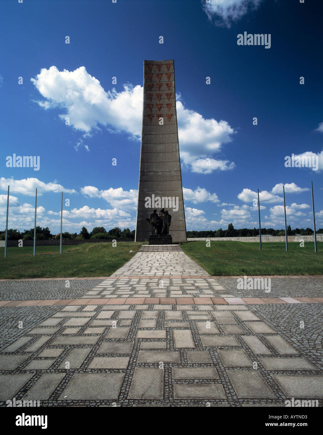 Gedenkstaette KZ Sachsenhausen in Oranienburg, Brandenburg Stock Photo ...