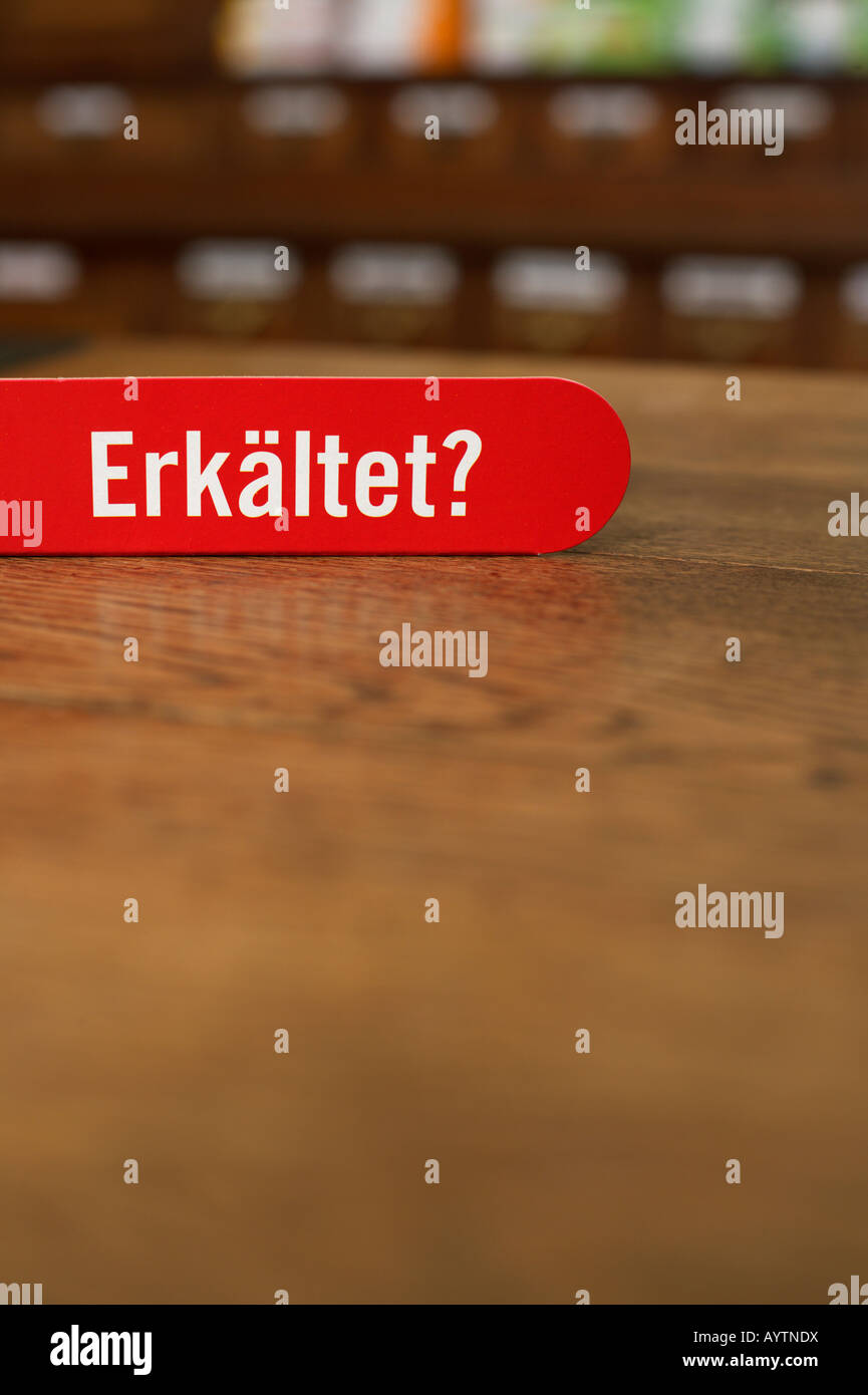 Sign pharmacy counter hi-res stock photography and images - Alamy