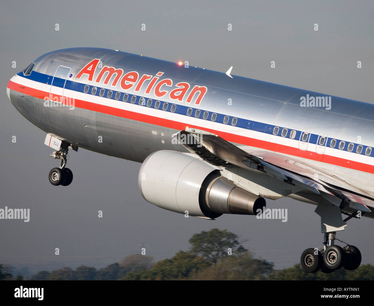 American Airlines Boeing 767 Stock Photo - Alamy