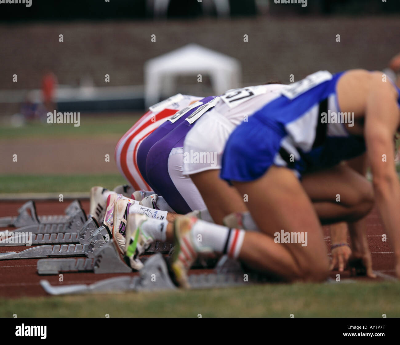 Starting race running track men blocks hi-res stock photography and ...