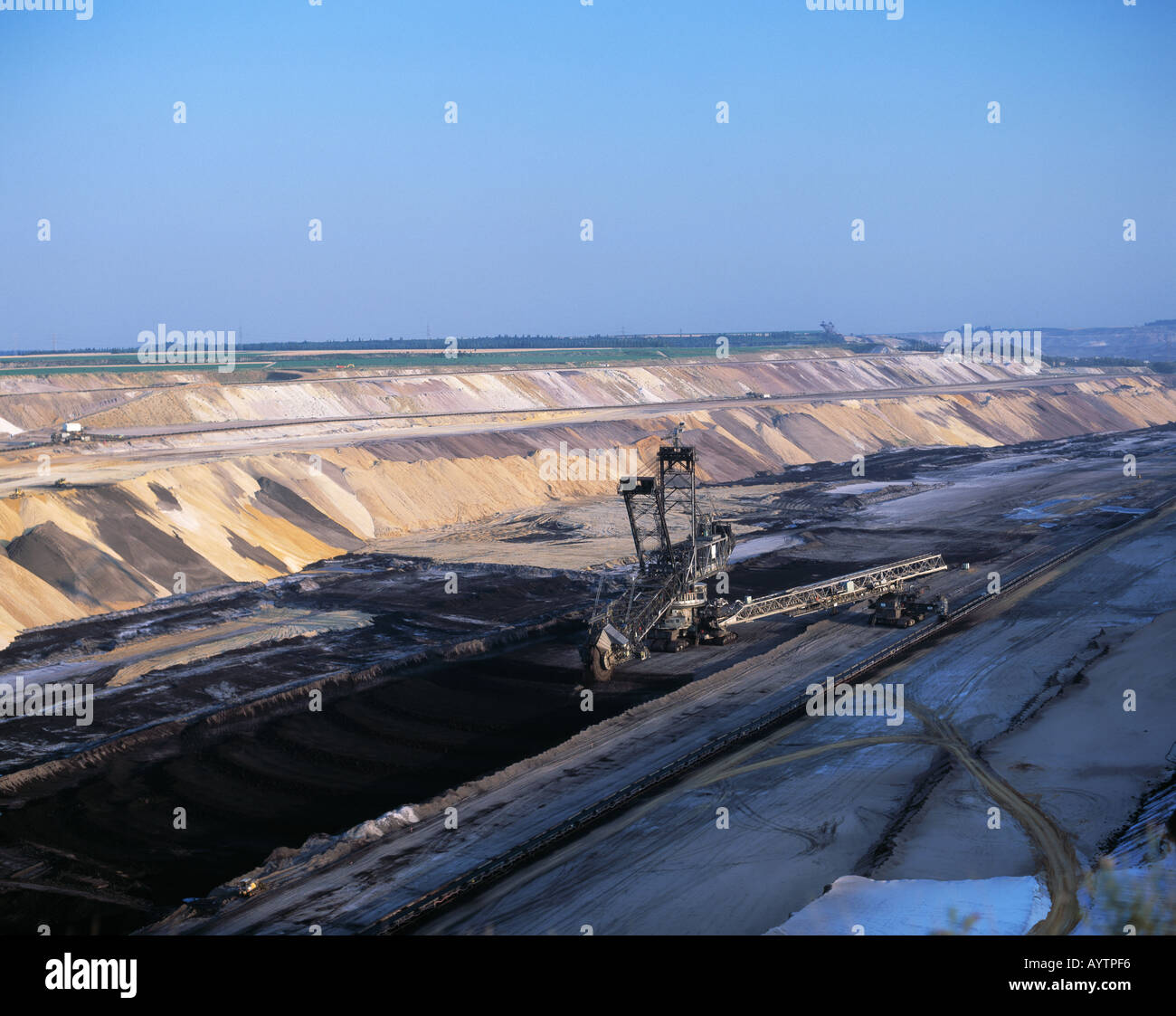 D-Juechen, Lower Rhine, North Rhine-Westphalia, brown coal opencast ...