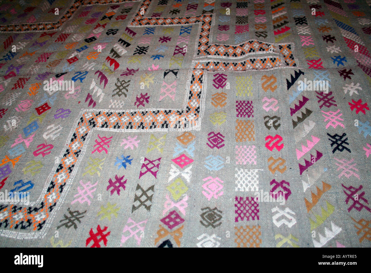 Traditional Berber rug, Morocco, Northwest Africa Stock Photo - Alamy