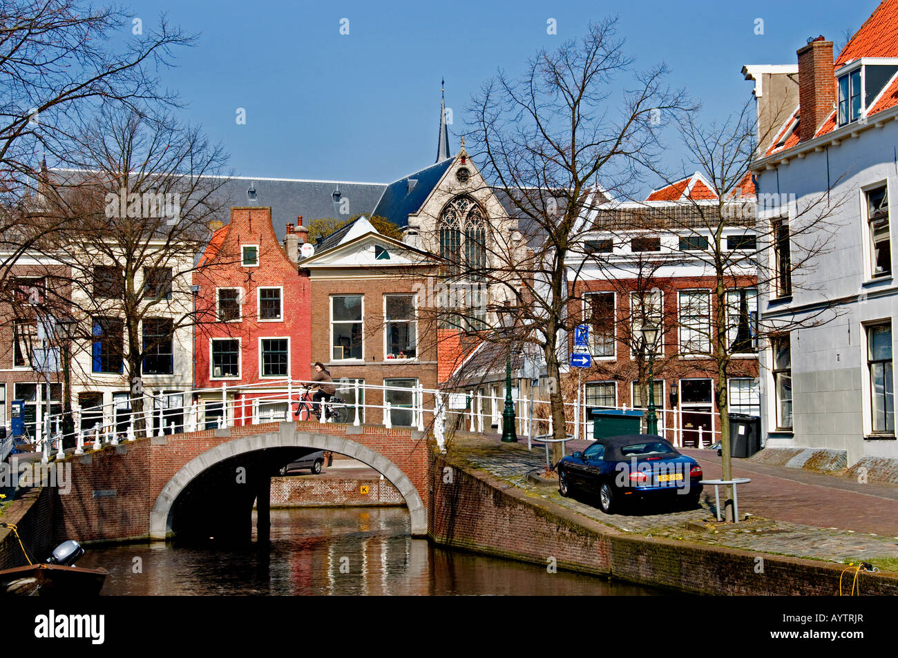 De Vliet canal Leiden Netherlands Holland John Robinson Pilgrim Fathers ...