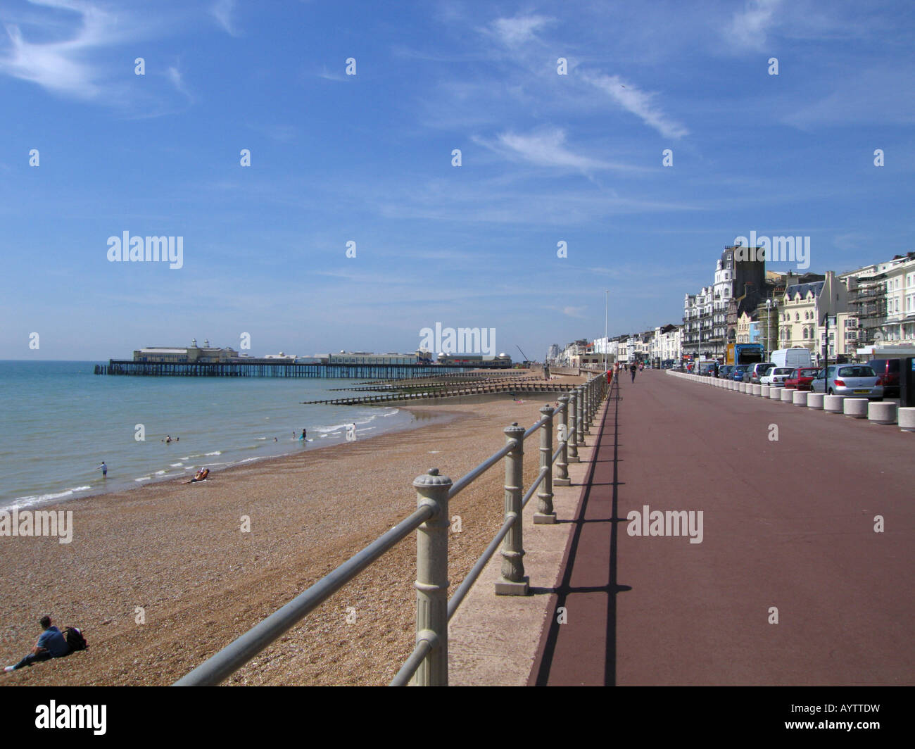 Hastings seafront pier hi-res stock photography and images - Alamy