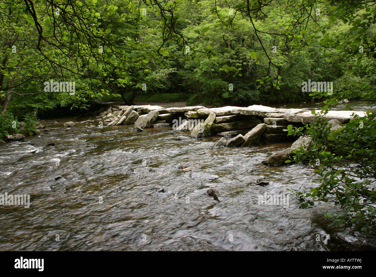 UK Somerset Tarr Bridge Stock Photo - Alamy