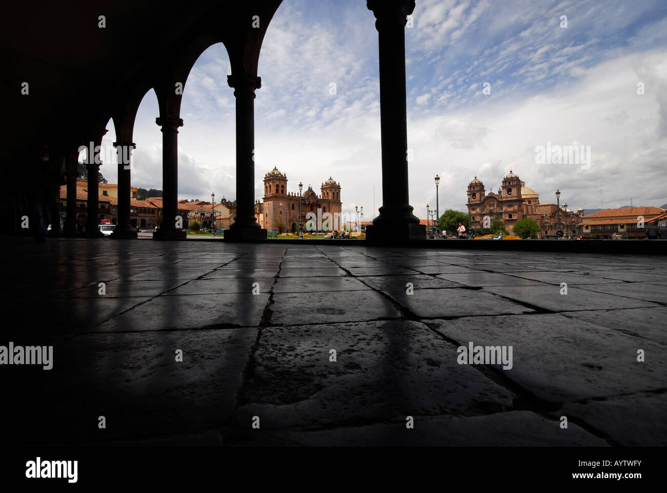 The Plaza De Armas central square in the city of Cusco, Peru Stock ...