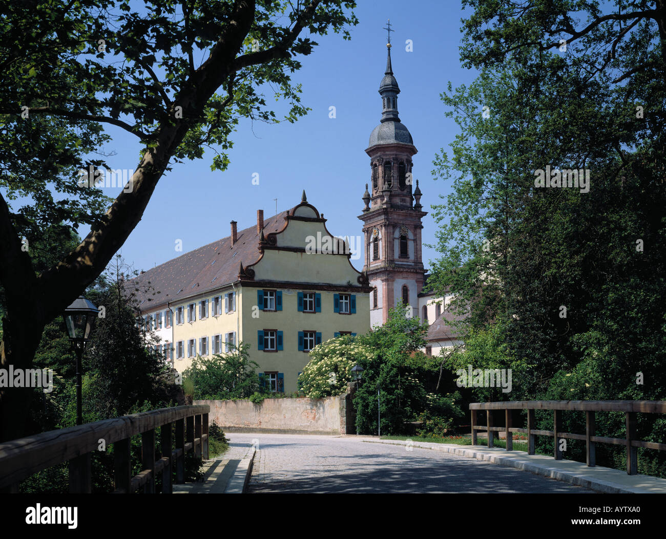 Kloster und Kirche in Gengenbach, Kinzigtal, Schwarzwald, Baden ...