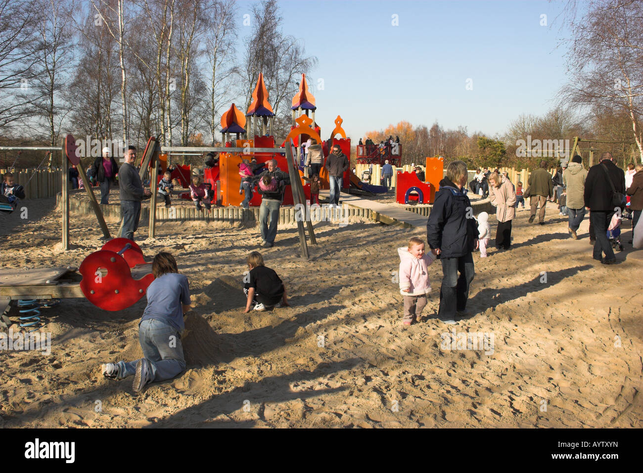 Moors Valley Country Park & Forest Stock Photo - Alamy
