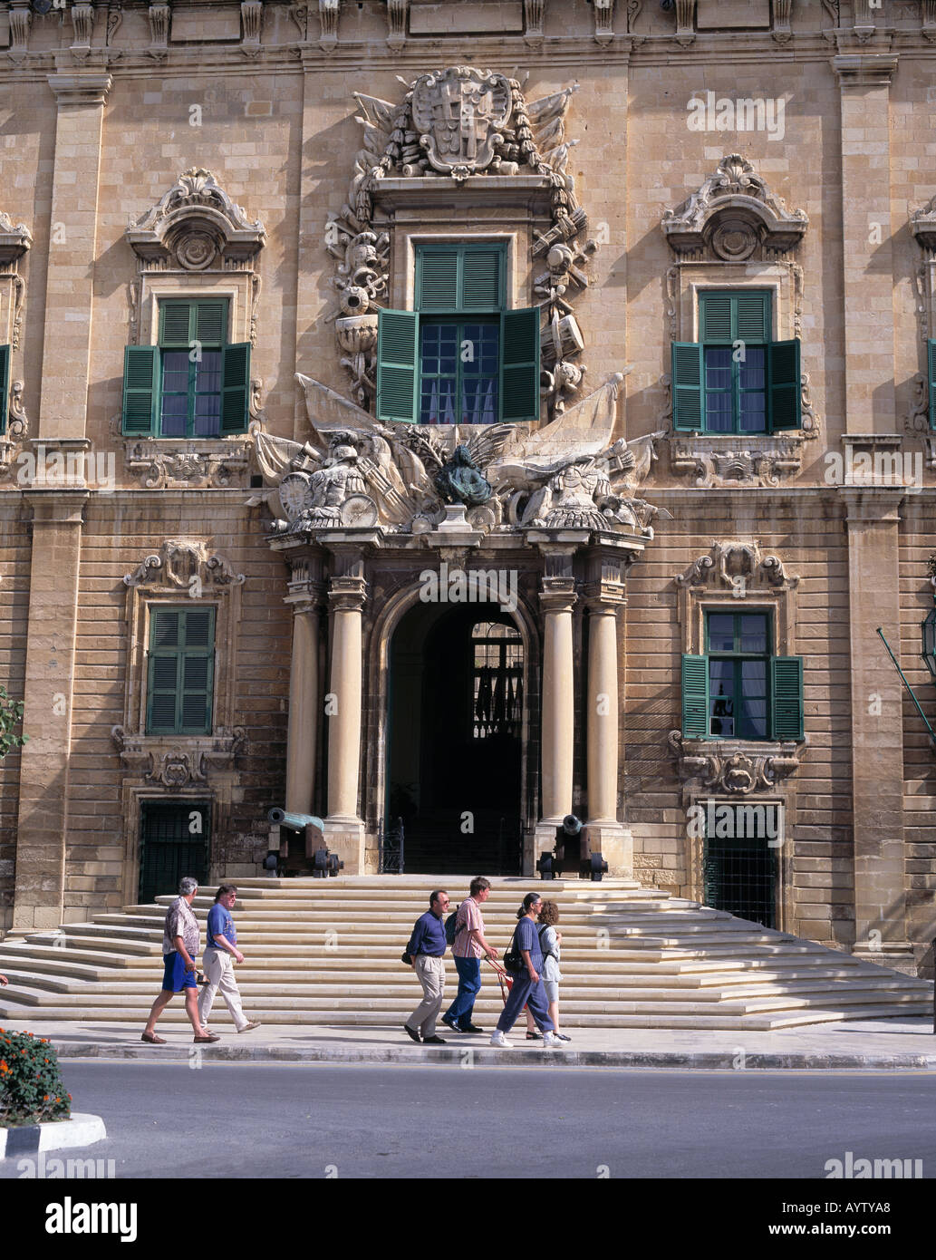 Auberge de Castille Leon et Portugal in Valletta, Malta, Barock ...