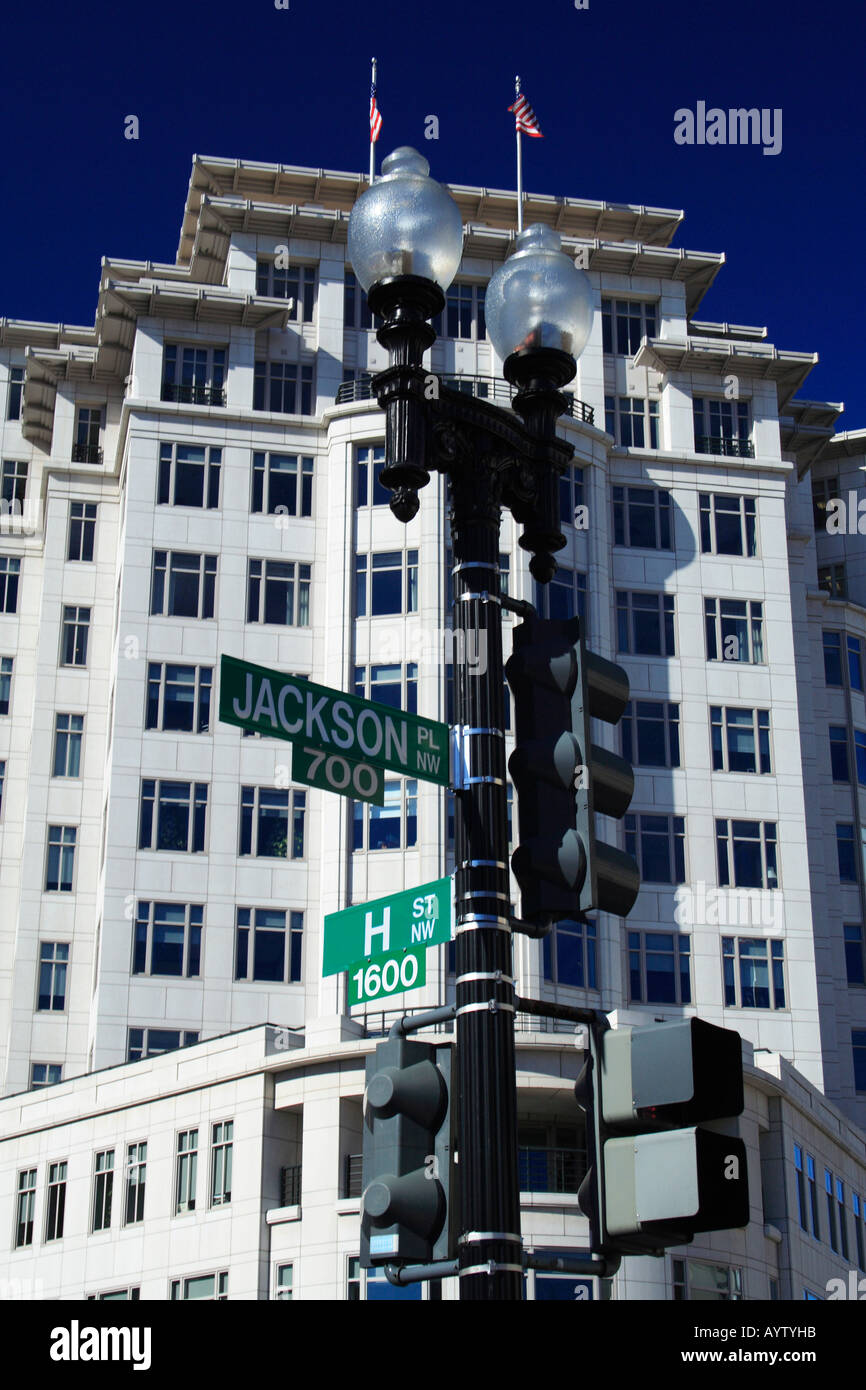 Washington dc street sign hi-res stock photography and images - Alamy