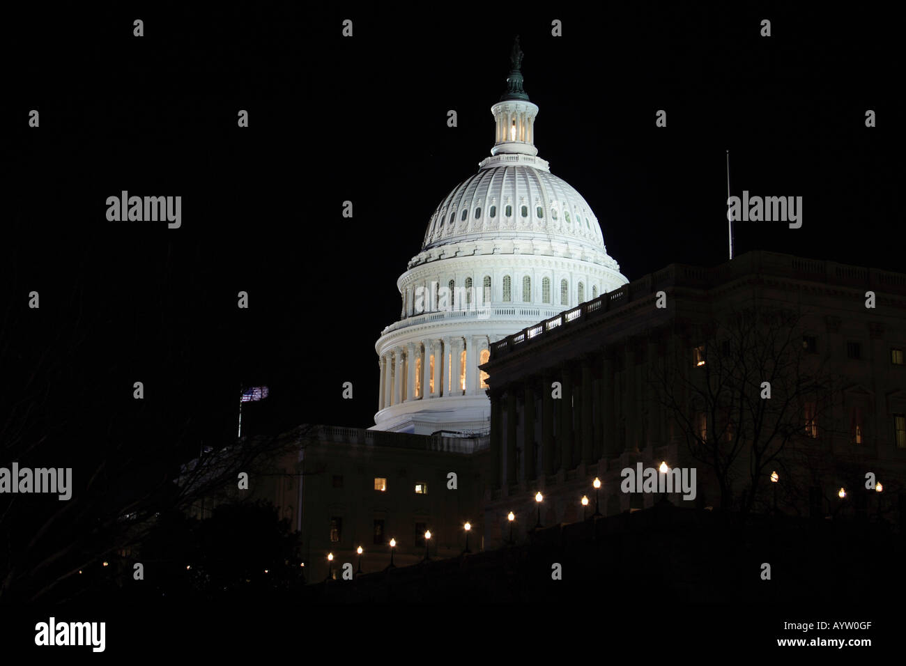 Washington dc nighttime hi-res stock photography and images - Alamy