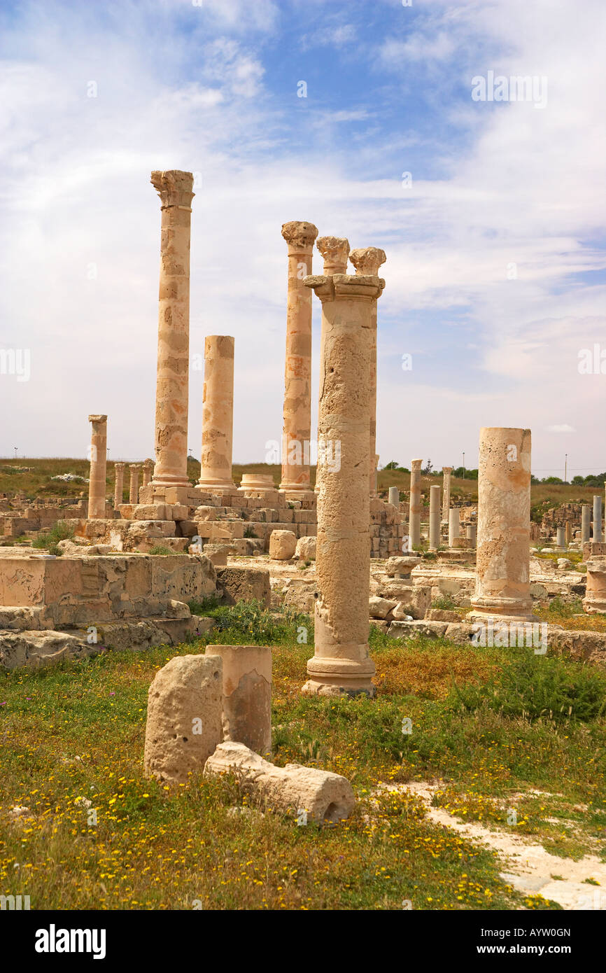 The Ancient Roman City of Sabratha, Libya Stock Photo - Alamy