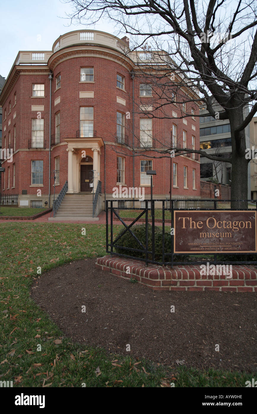 Octagon museum, Washington, DC, USA Stock Photo - Alamy