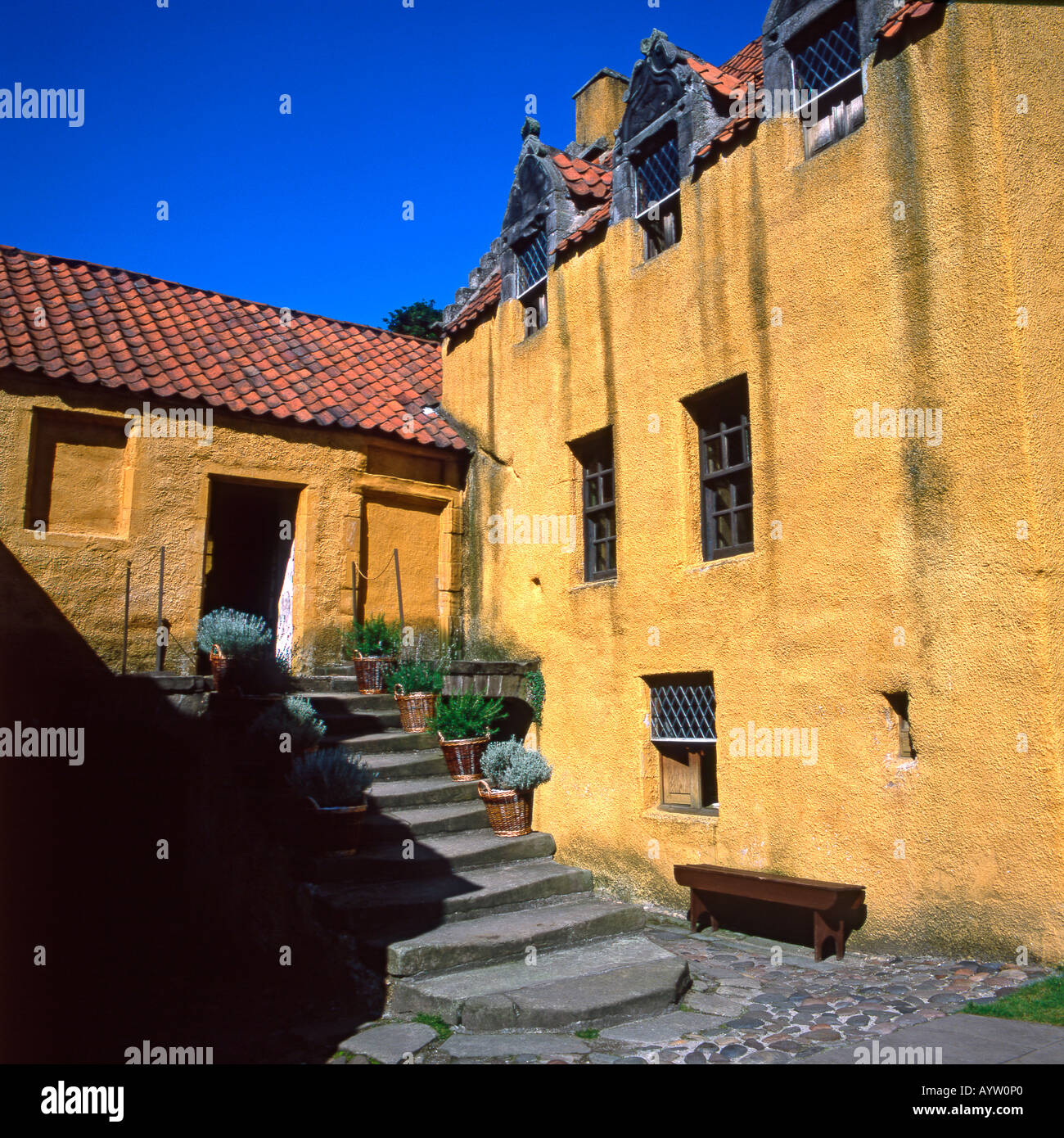 Culross Palace in the burgh of Culross Fife Scotland Stock Photo - Alamy