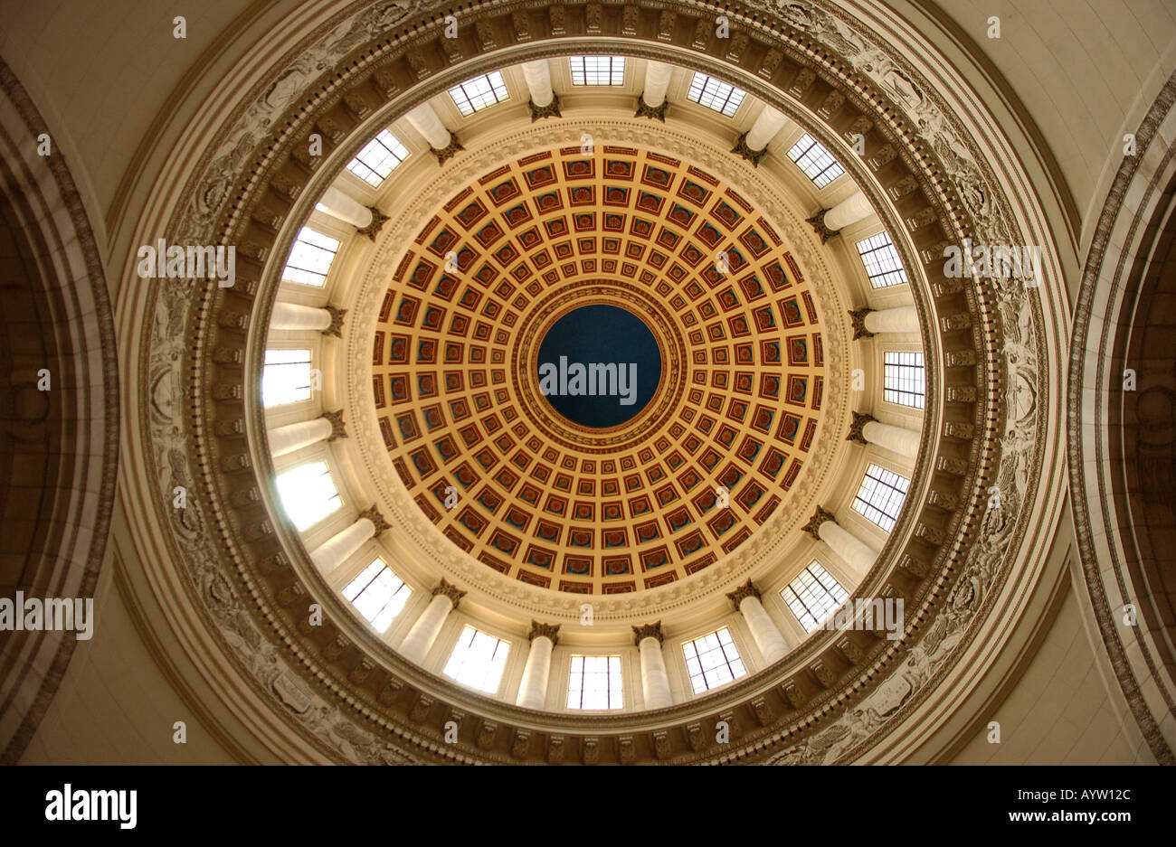 Interior of a domed ceiling Havana Cuba Stock Photo - Alamy