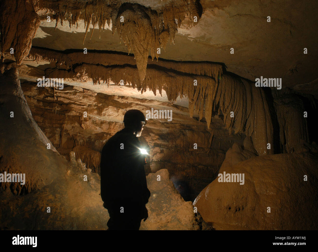 caver spelunker kentucky Stock Photo - Alamy