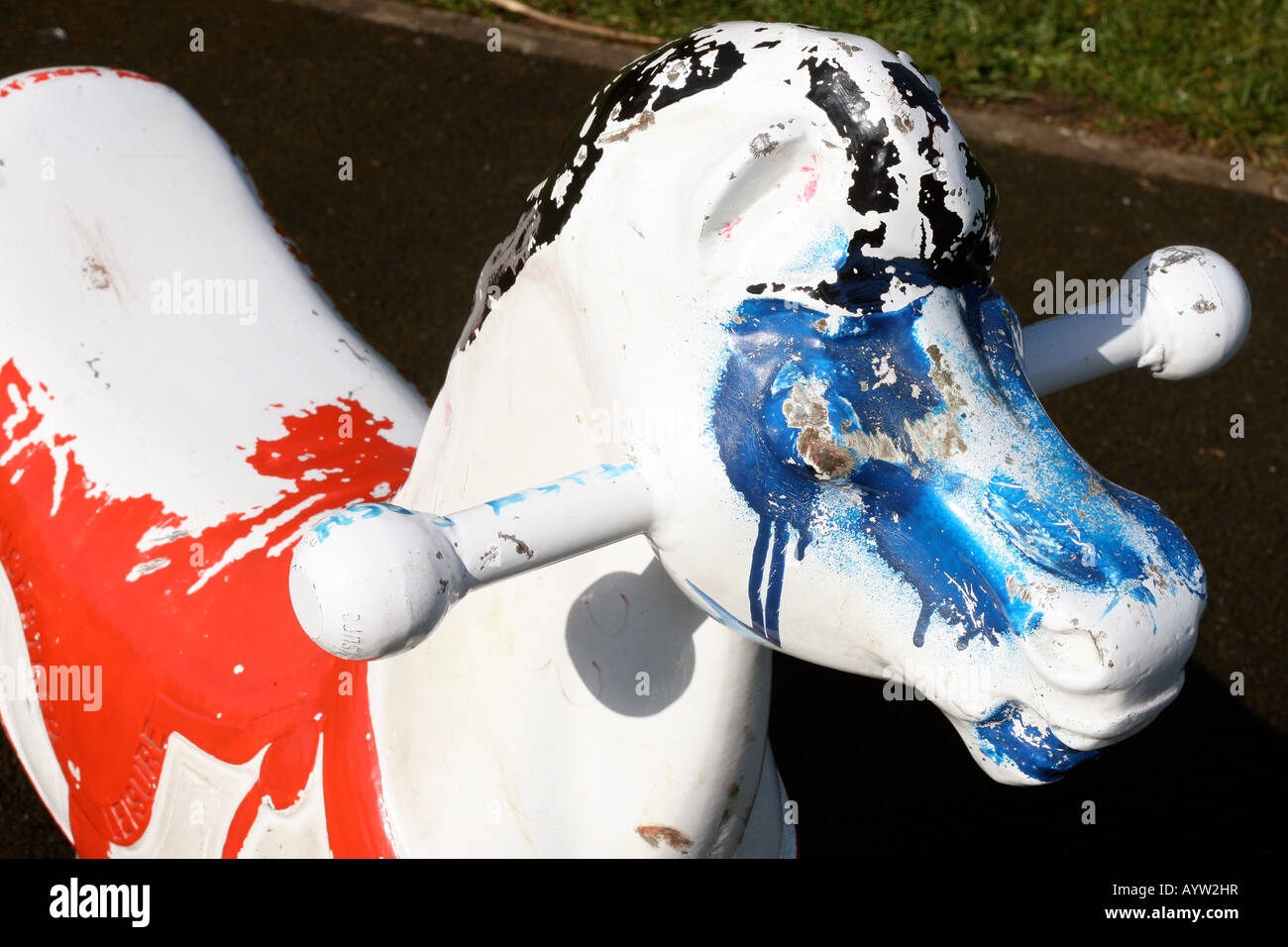 Playground with rocking horse hi-res stock photography and images - Alamy