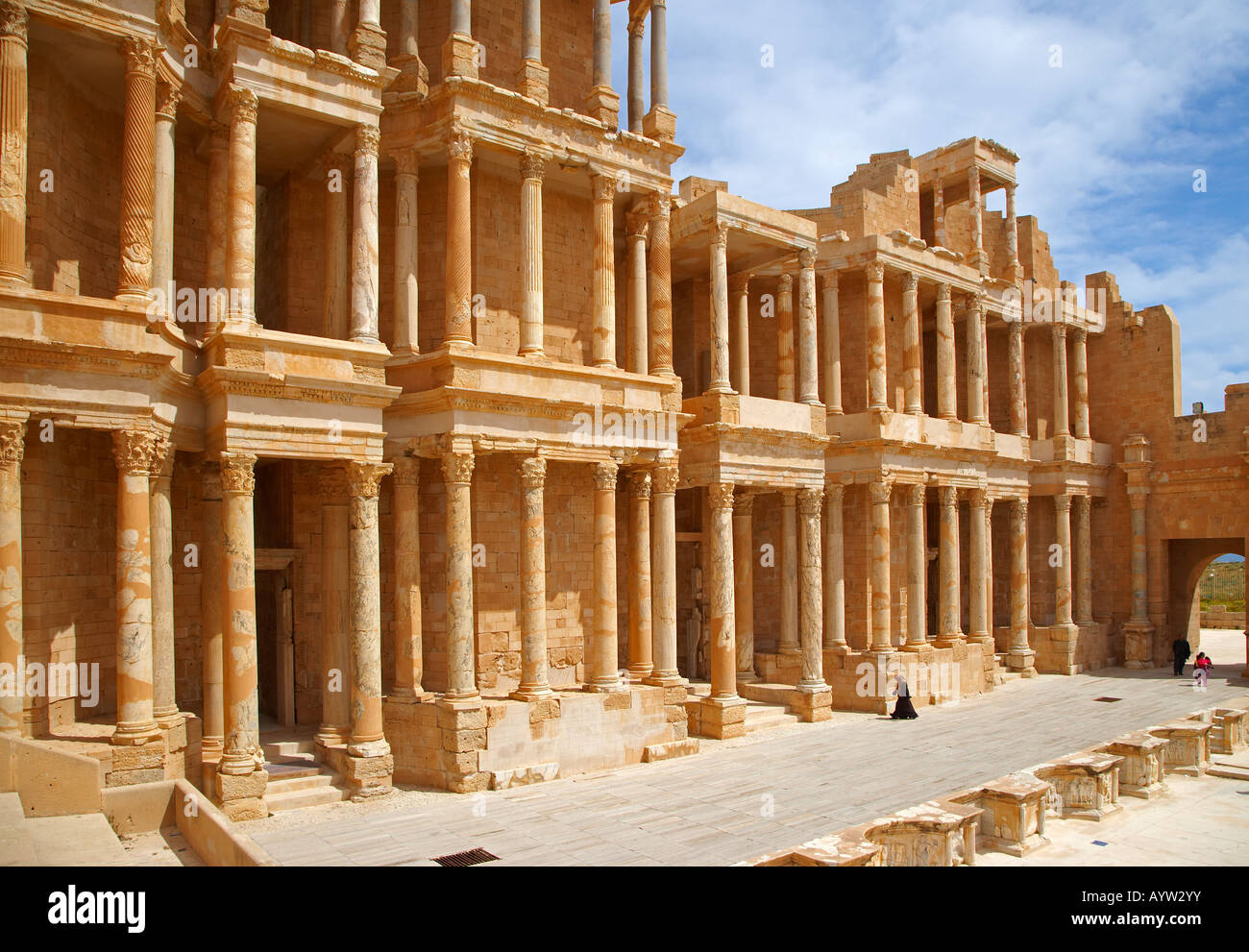 Roman Theatre, Sabratha, Libya, North Africa Stock Photo - Alamy