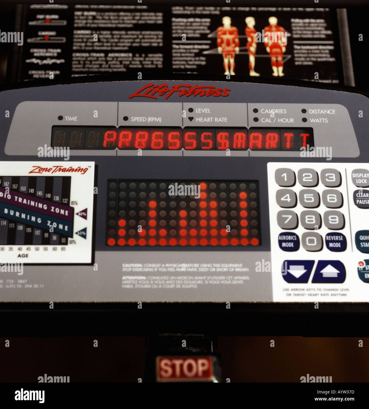 Treadmill display panel hi-res stock photography and images - Alamy