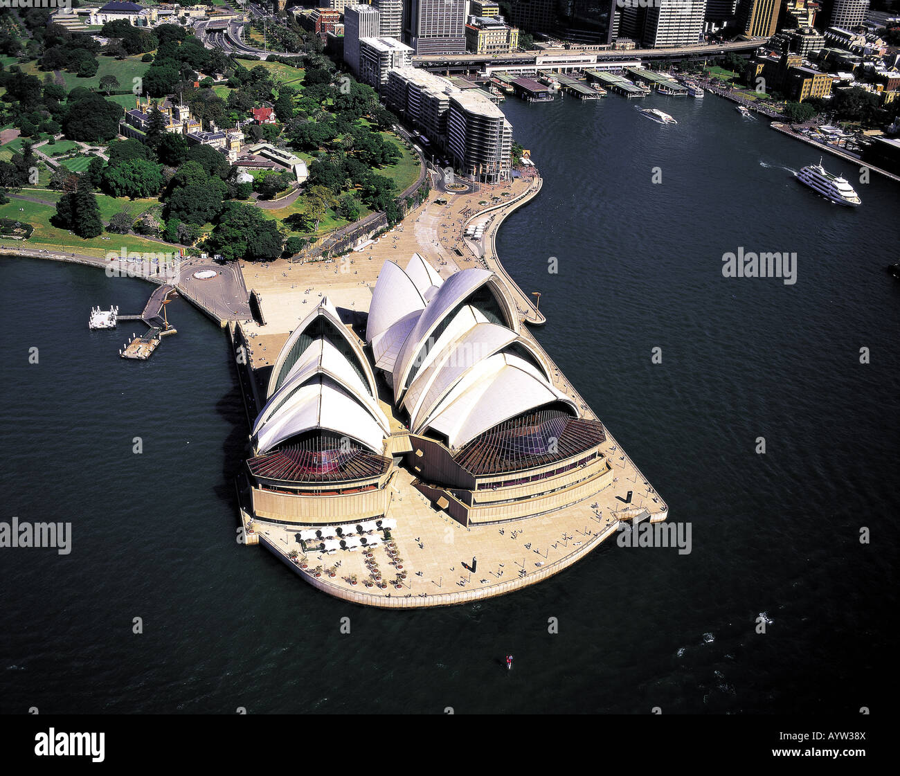 Aerial view of Sydney Opera House Sydney Australia Stock Photo - Alamy