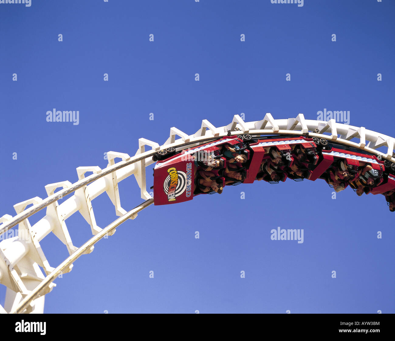 Jet coaster at Seaworld Surfers Paradise on Gold Coast Queensland ...