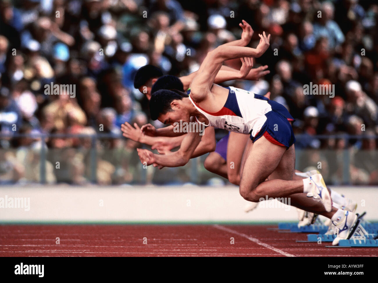 Track and field sprint profile hi-res stock photography and images - Alamy