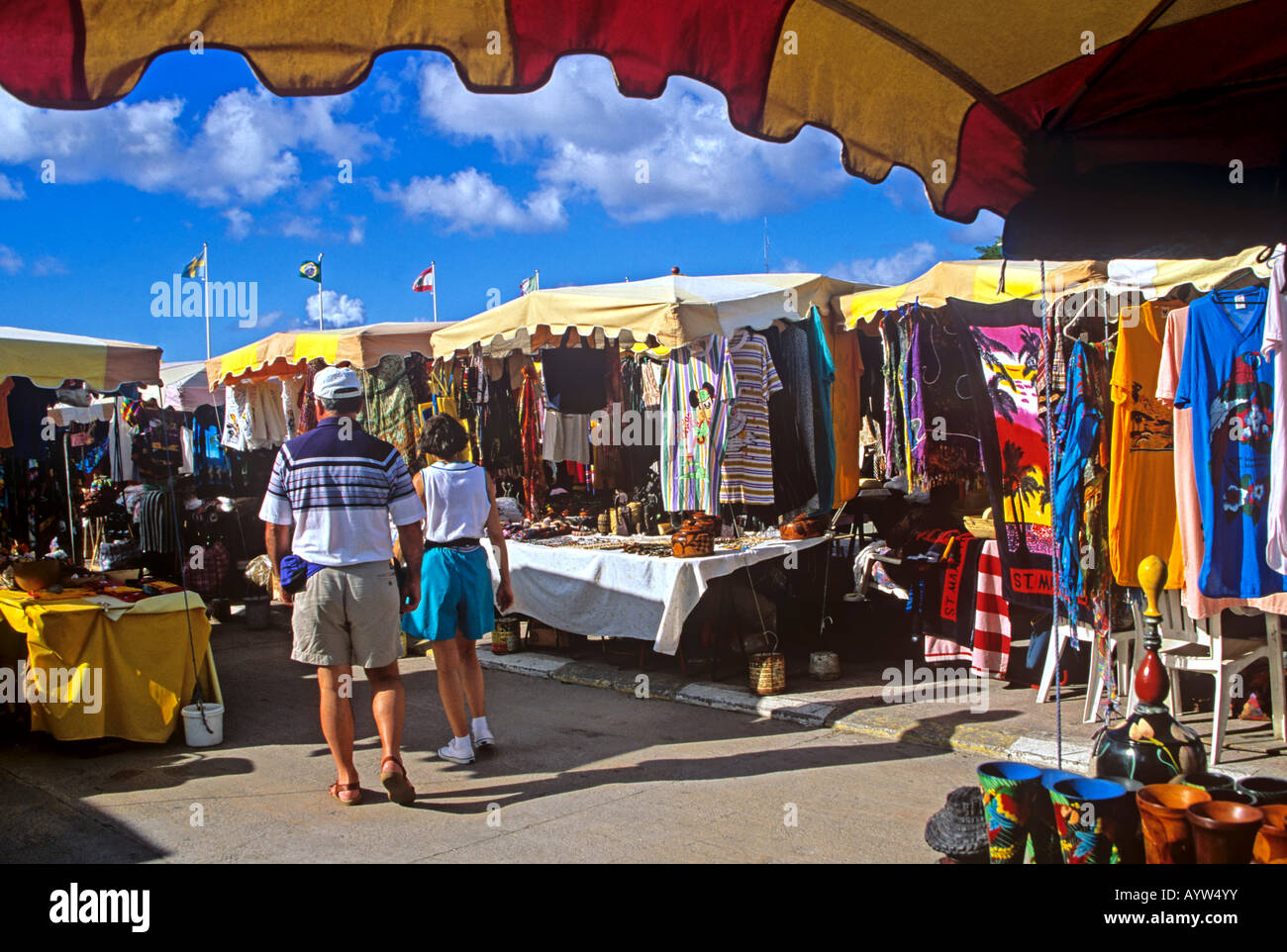 Marigot Market St Martin High Resolution Stock Photography and Images ...