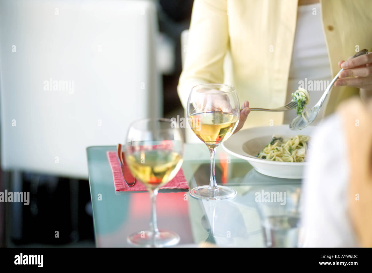 Women taking lunch at a restaurant Stock Photo - Alamy