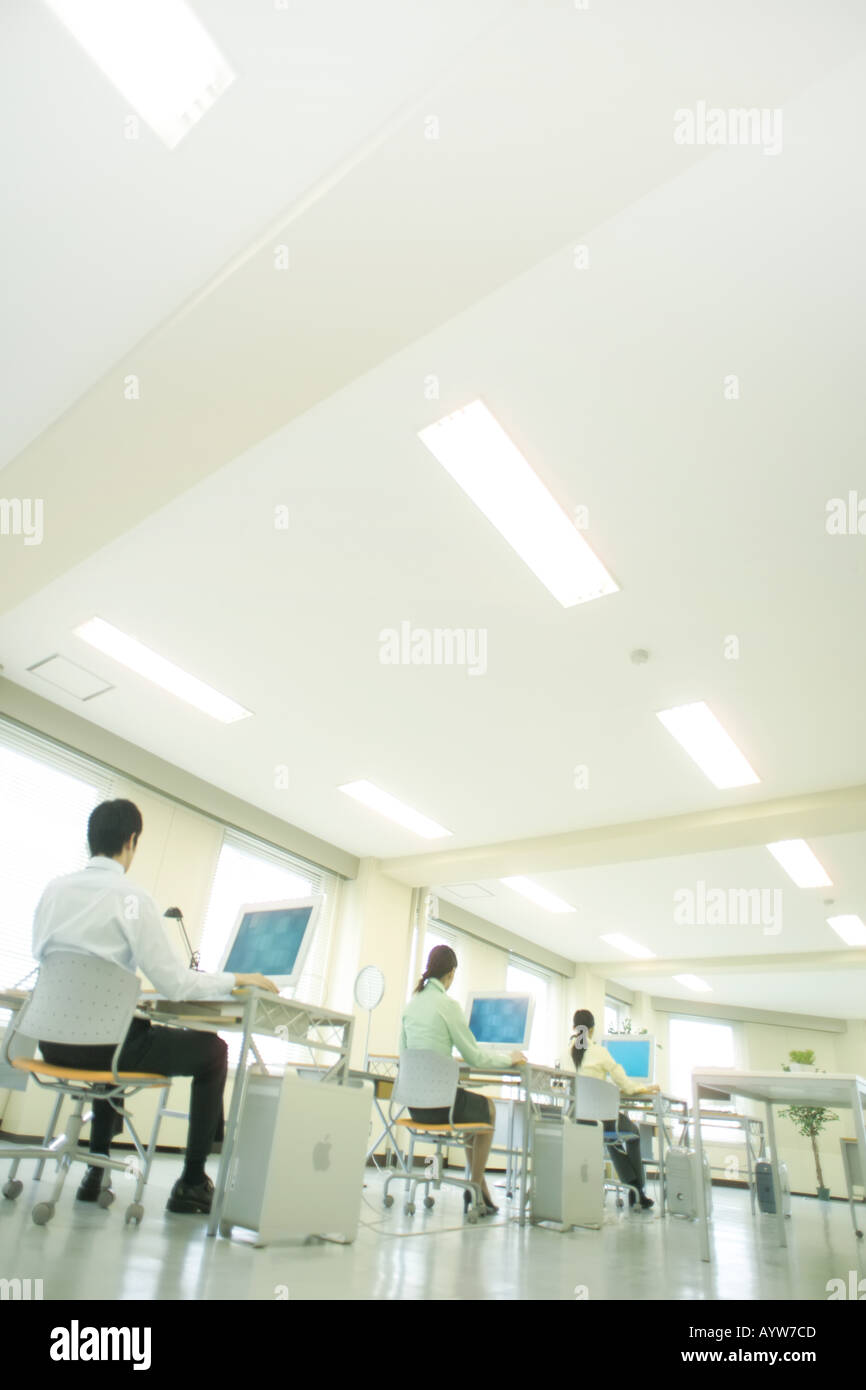 Japanese office computers hi-res stock photography and images - Alamy