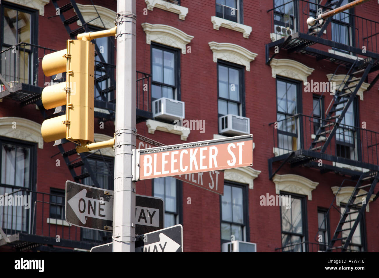 Bleecker Street New York City Stock Photo - Alamy
