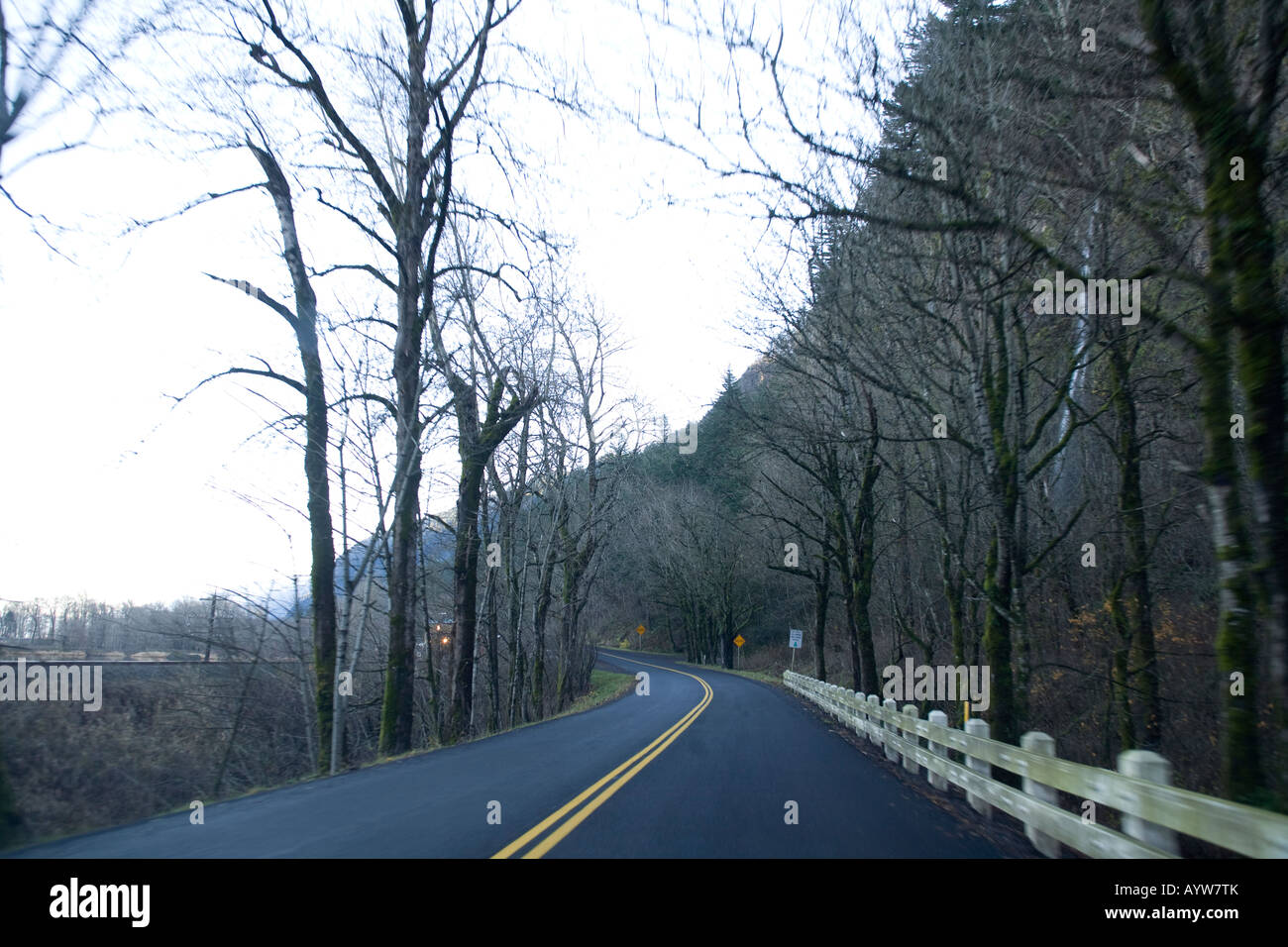 Two lane country road hi-res stock photography and images - Alamy