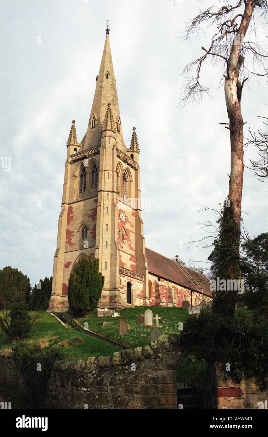 Clive church at Clive in Shropshire England Stock Photo - Alamy