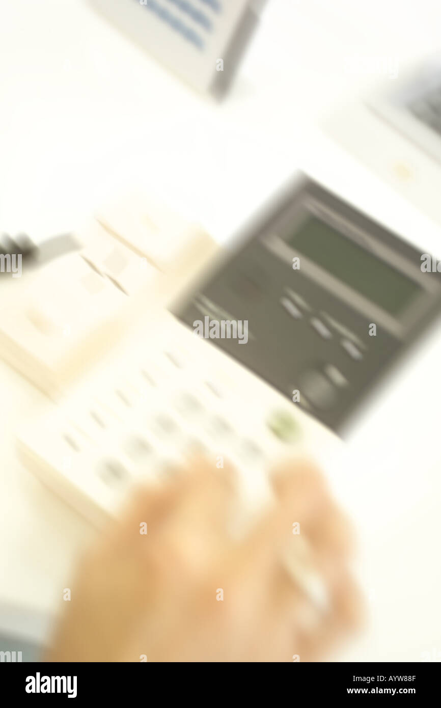 Close up of a hand making phone call Stock Photo - Alamy