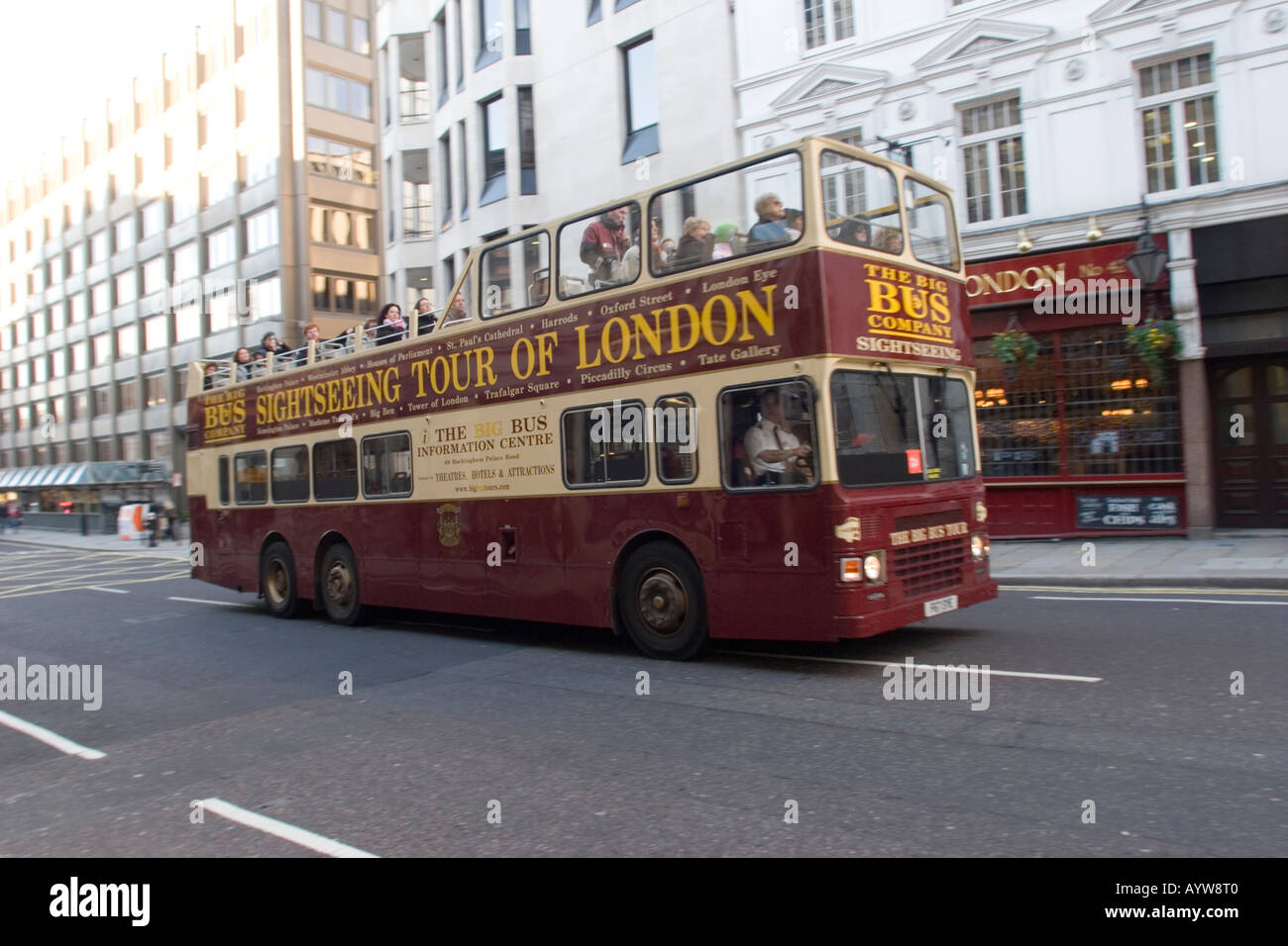 Big Bus company sightseeing tour of London, Ludgate Hill London GB UK ...