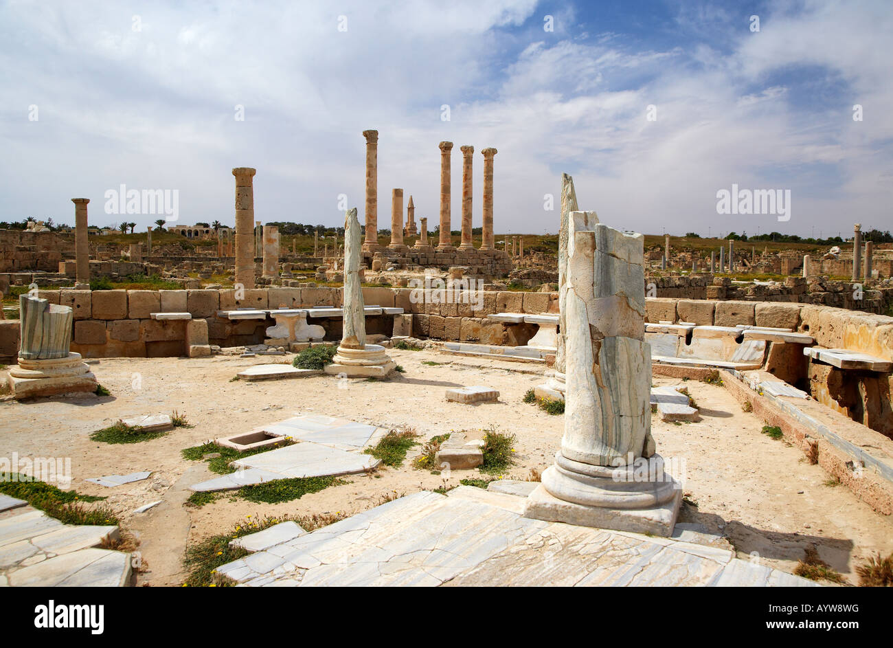 The Ancient Roman City of Sabratha, Libya Stock Photo - Alamy