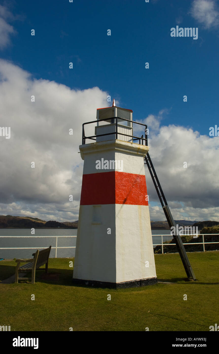 Lighthouse at Crinan Stock Photo - Alamy