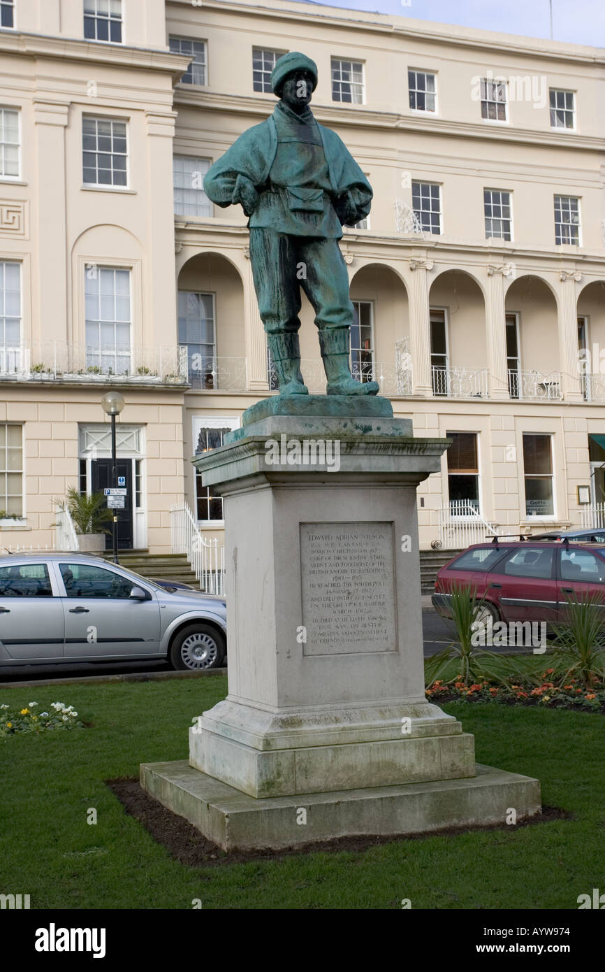 Statue of Edward Wilson explorer artist scientist near Municipal ...