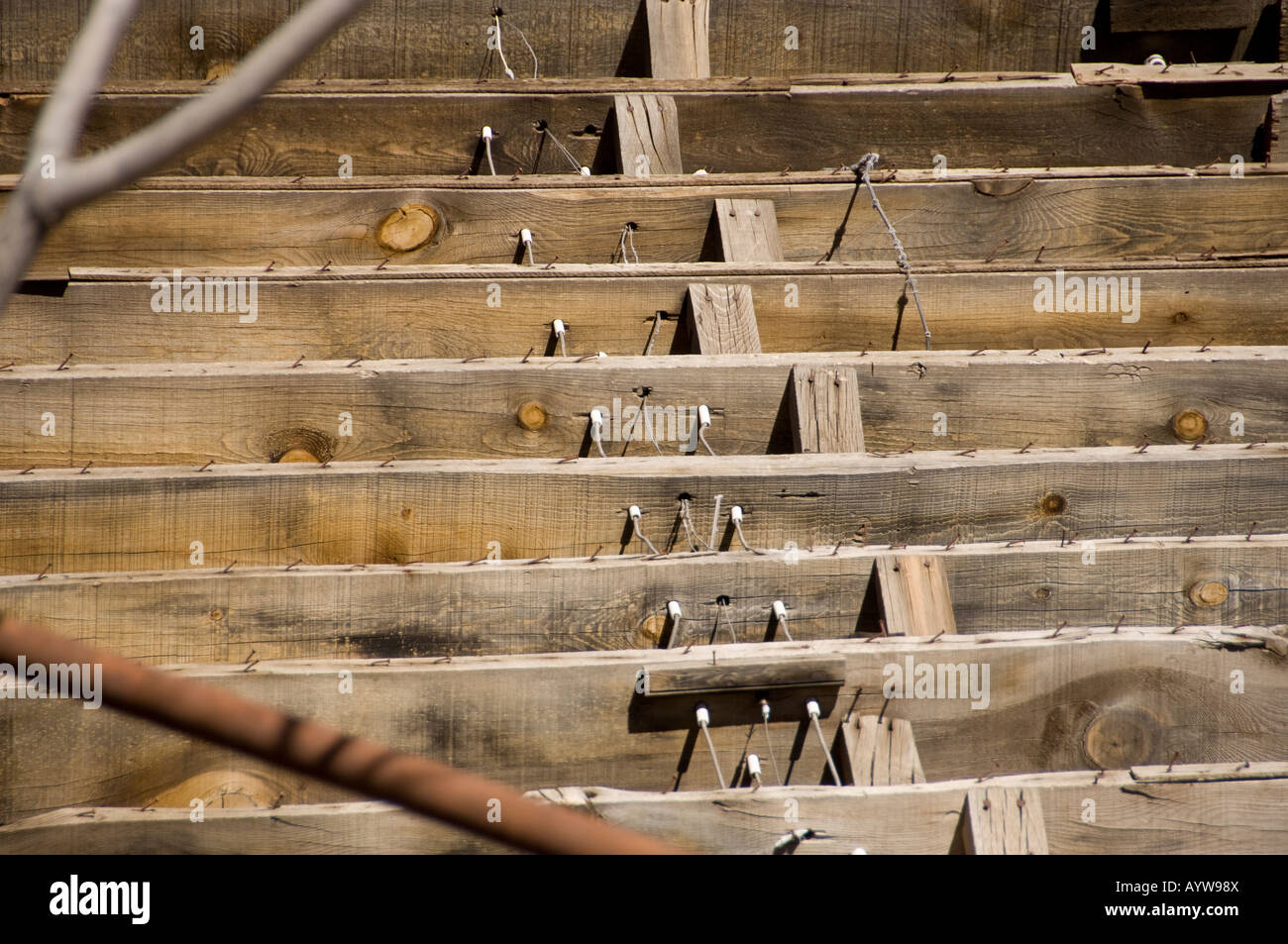 Photo of open wire electrical in an abandoned building Stock Photo - Alamy