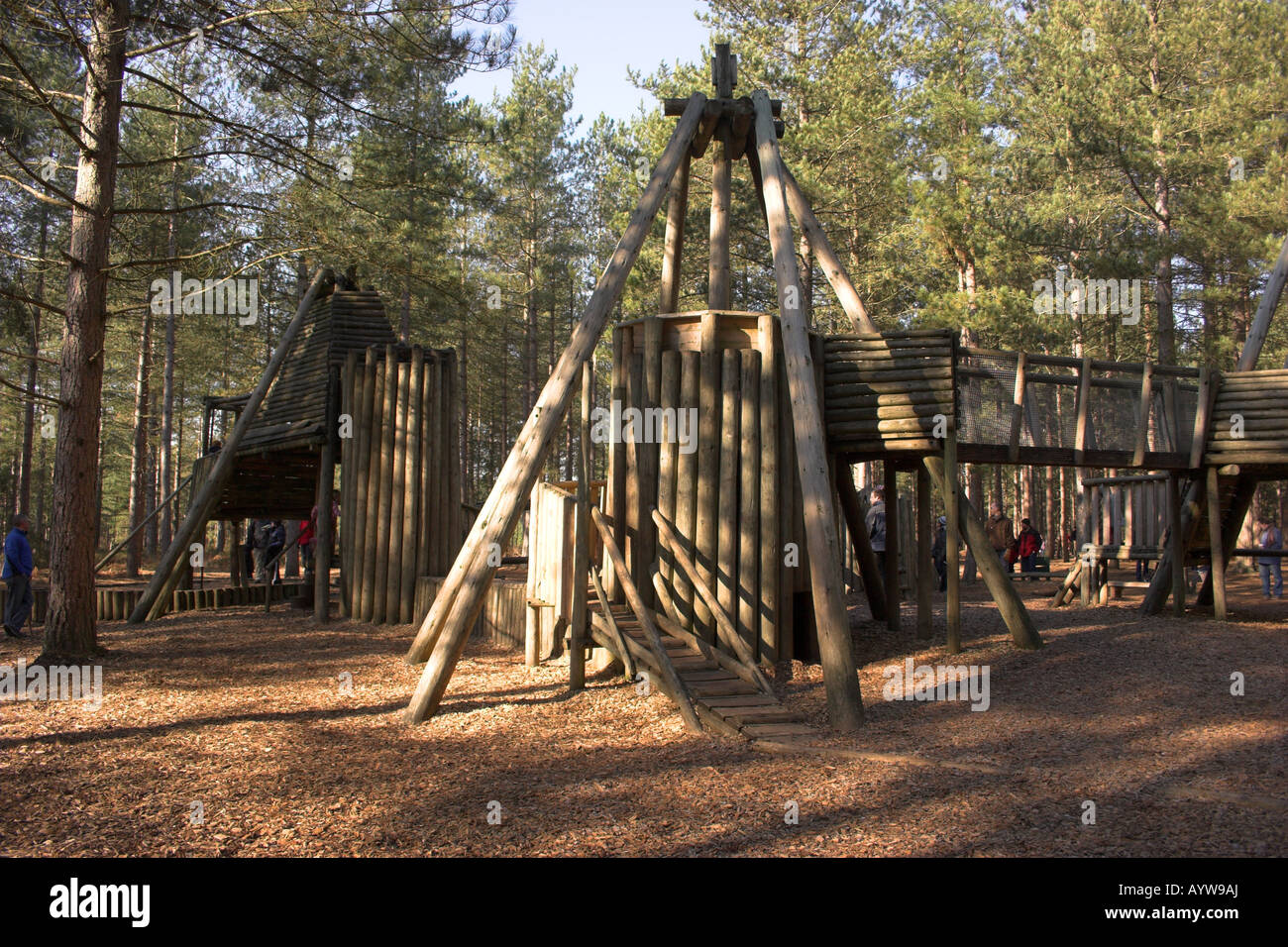 Moors Valley Country Park & Forest Stock Photo - Alamy